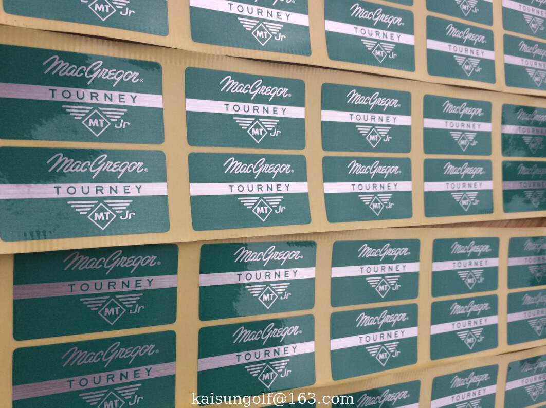 golf label , golf labels , golf shaft label, golf shaft labels , golf tag